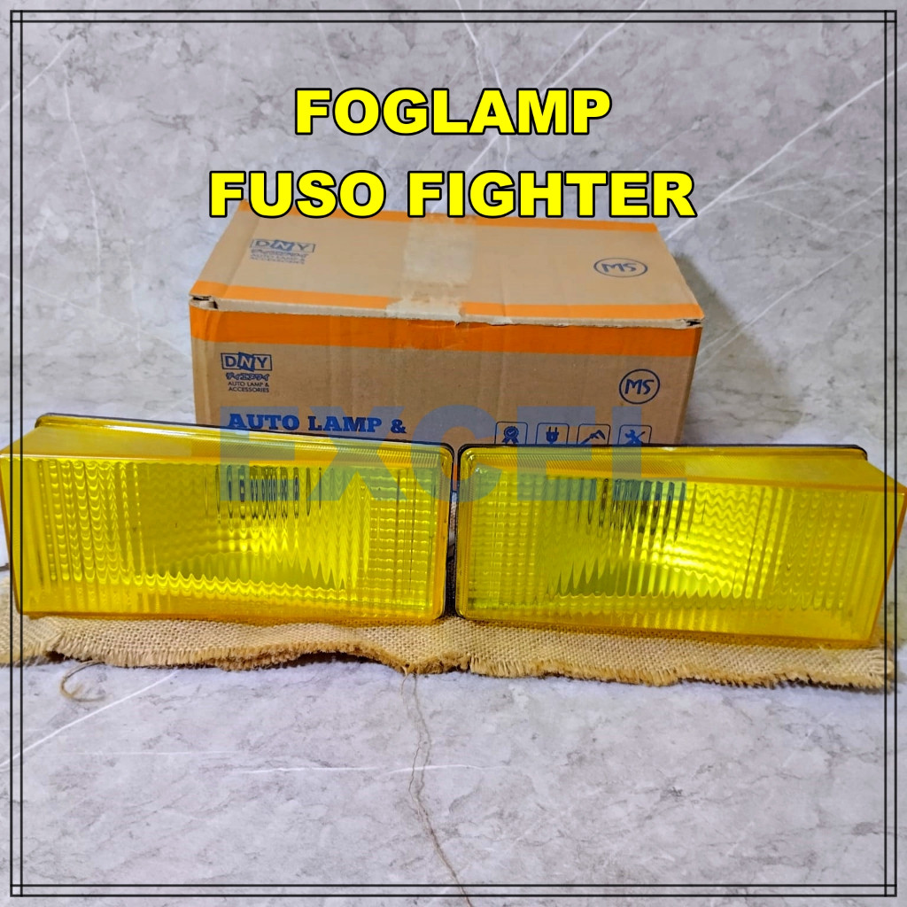 Jual FOGLAMP FUSO FIGHTER PS190 PS220 GANJO AMBER KUNING LAMPU BUMPER ...