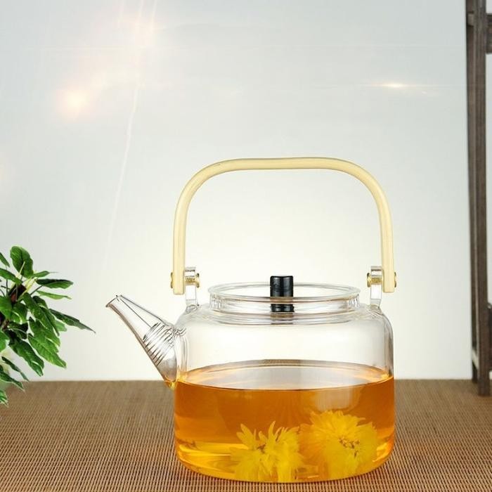 Jual Teko Teh Kaca 1.1L – Pembuat Teh Cina dengan Desain Elegan dan ...
