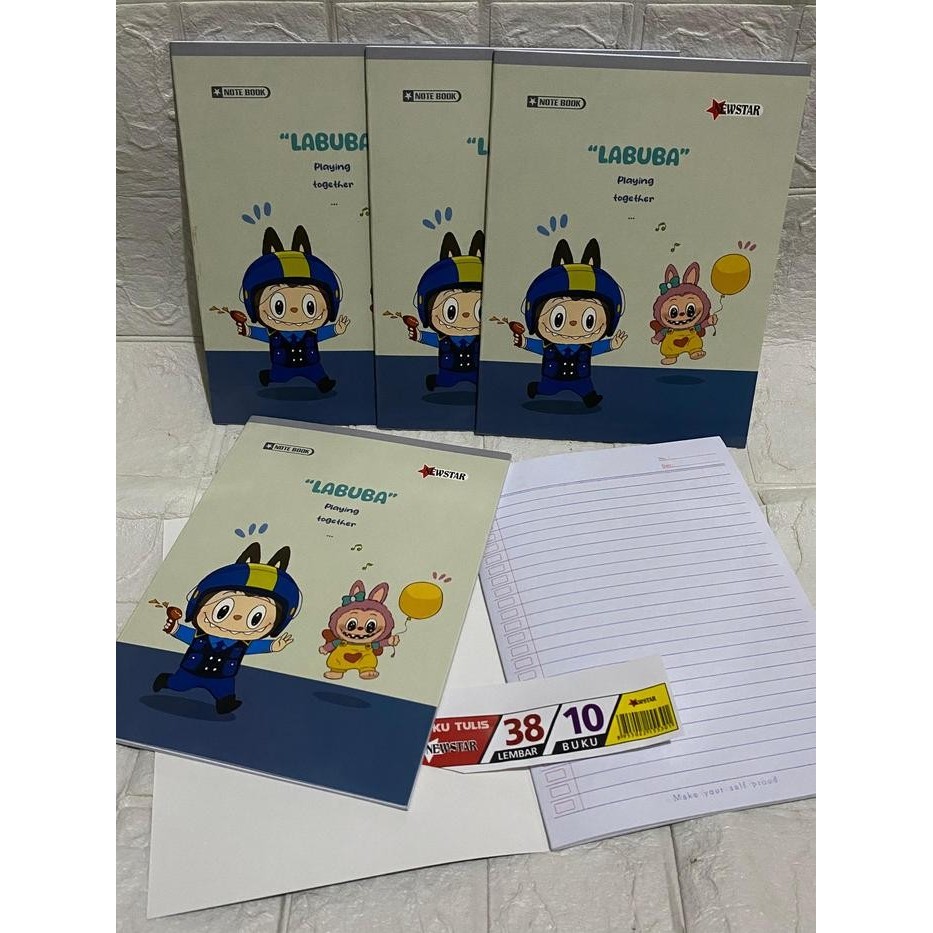 Jual Buku Tulis NewSTAR Karakter Viral KUROMI 58 Lembar 5 DAN 10 Buku ...