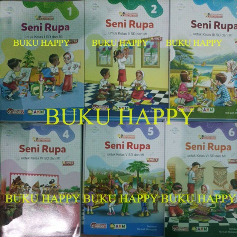 Jual Buku Seni Rupa SD / Seni Rupa Kelas 1 2 3 4 5 6 SD / Kurikulum Merdeka / Global | Shopee ...