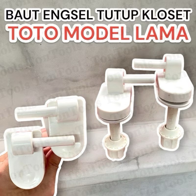 Jual Baut Engsel Tutup Kloset Duduk TOTO Model Lama | Shopee Indonesia