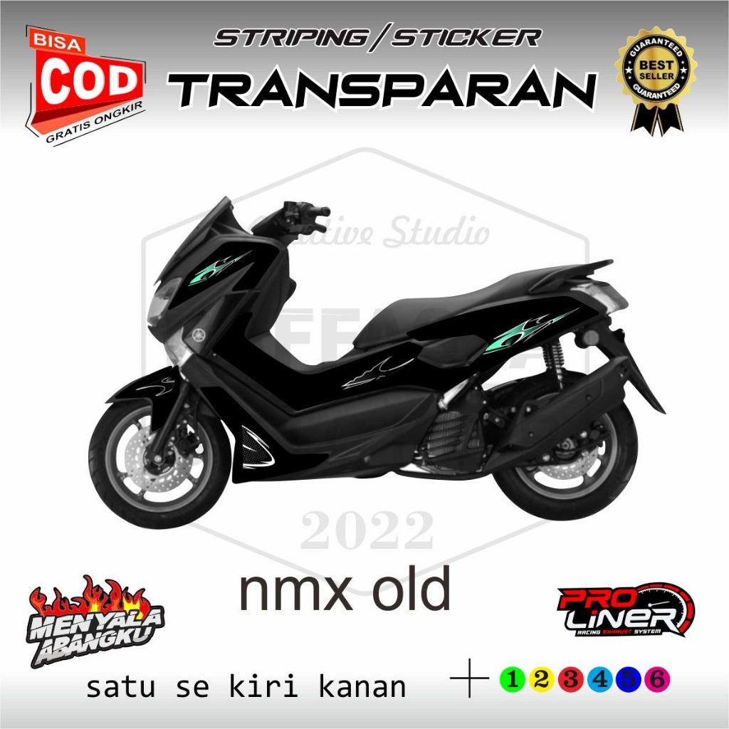 Jual sticker variasi yamaha nmx old simple uv transparan | Shopee Indonesia