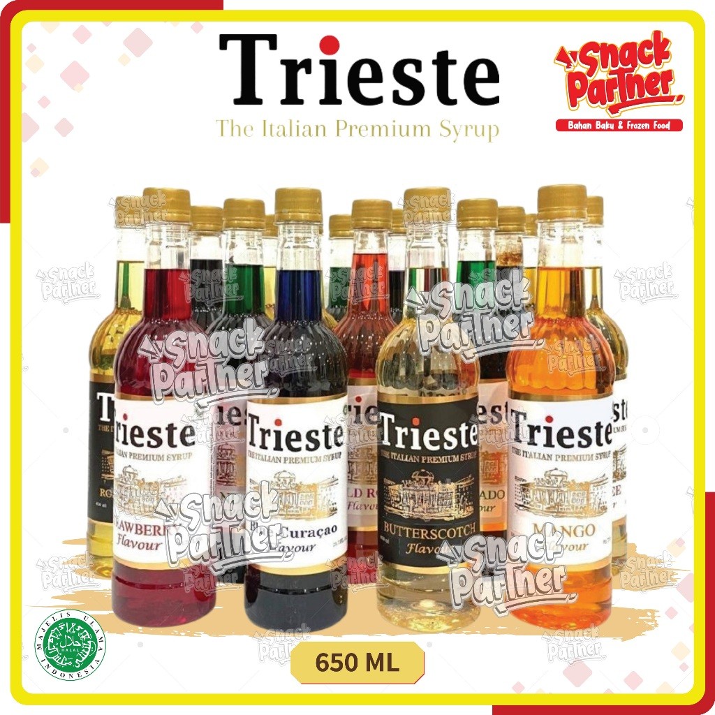 Jual TRIESTE 650 ML - Syrup / Sirup Vanilla Avocado Banana Blue Lagoon ...