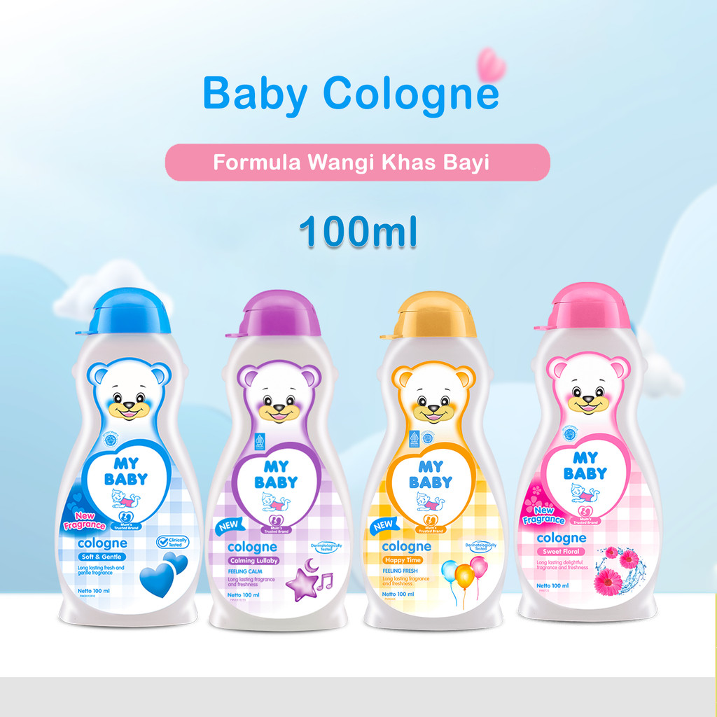 Jual My Baby Cologne 100ml - My Baby Cologne Soft Gentle & Sweet Floral ...