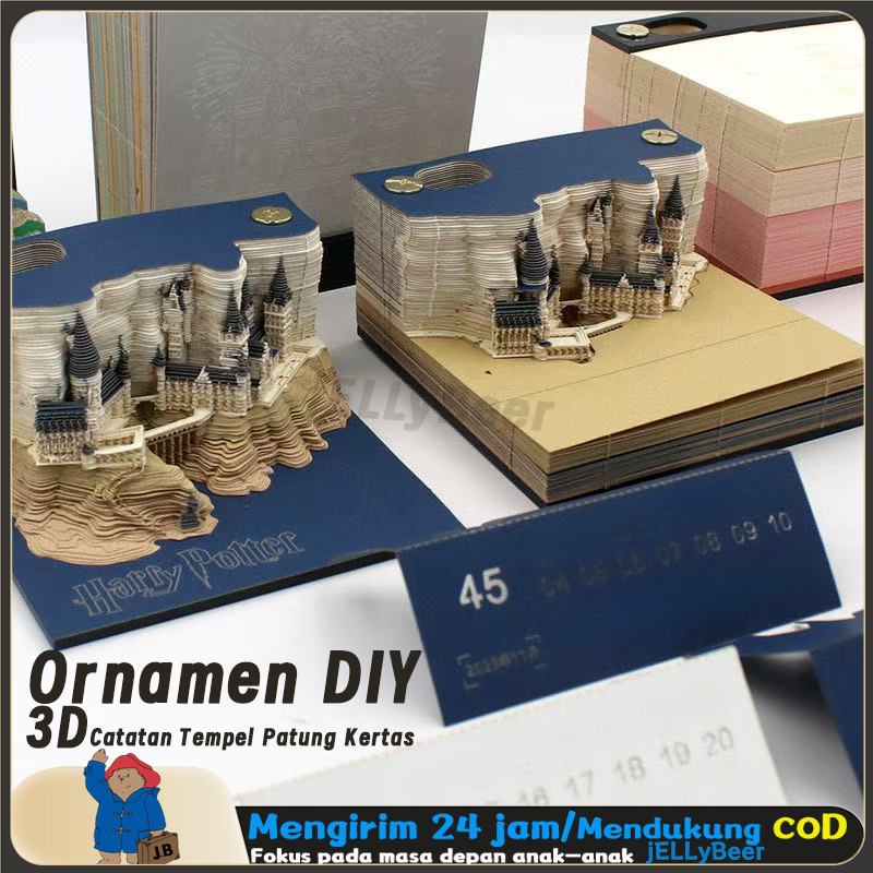 Jual Hogwarts Harry Potter Memo Sticky Note Catatan Tempel Patung ...