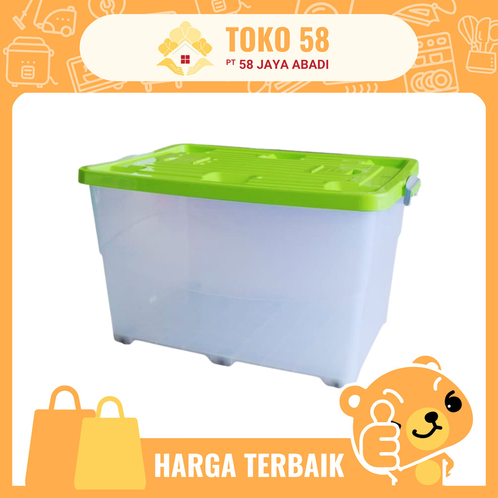 Jual [COD] Container Box Roda Kiramas B135 135 Liter / Pcs | Shopee ...