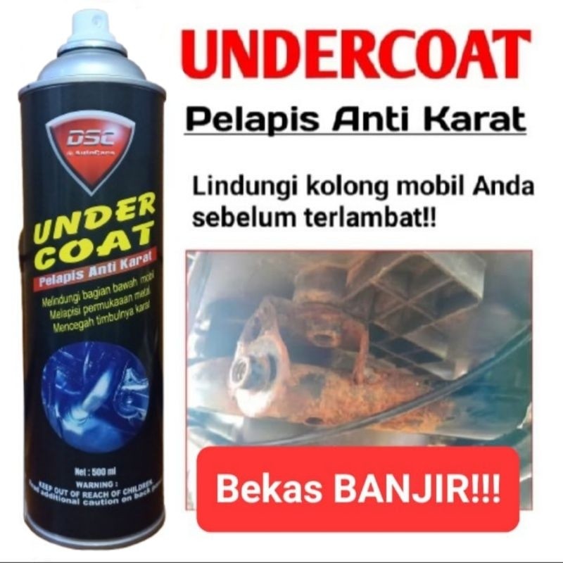 Jual DSC UNDERCOAT Pelapis anti karat rangka (hitam), peredam bunyi ...