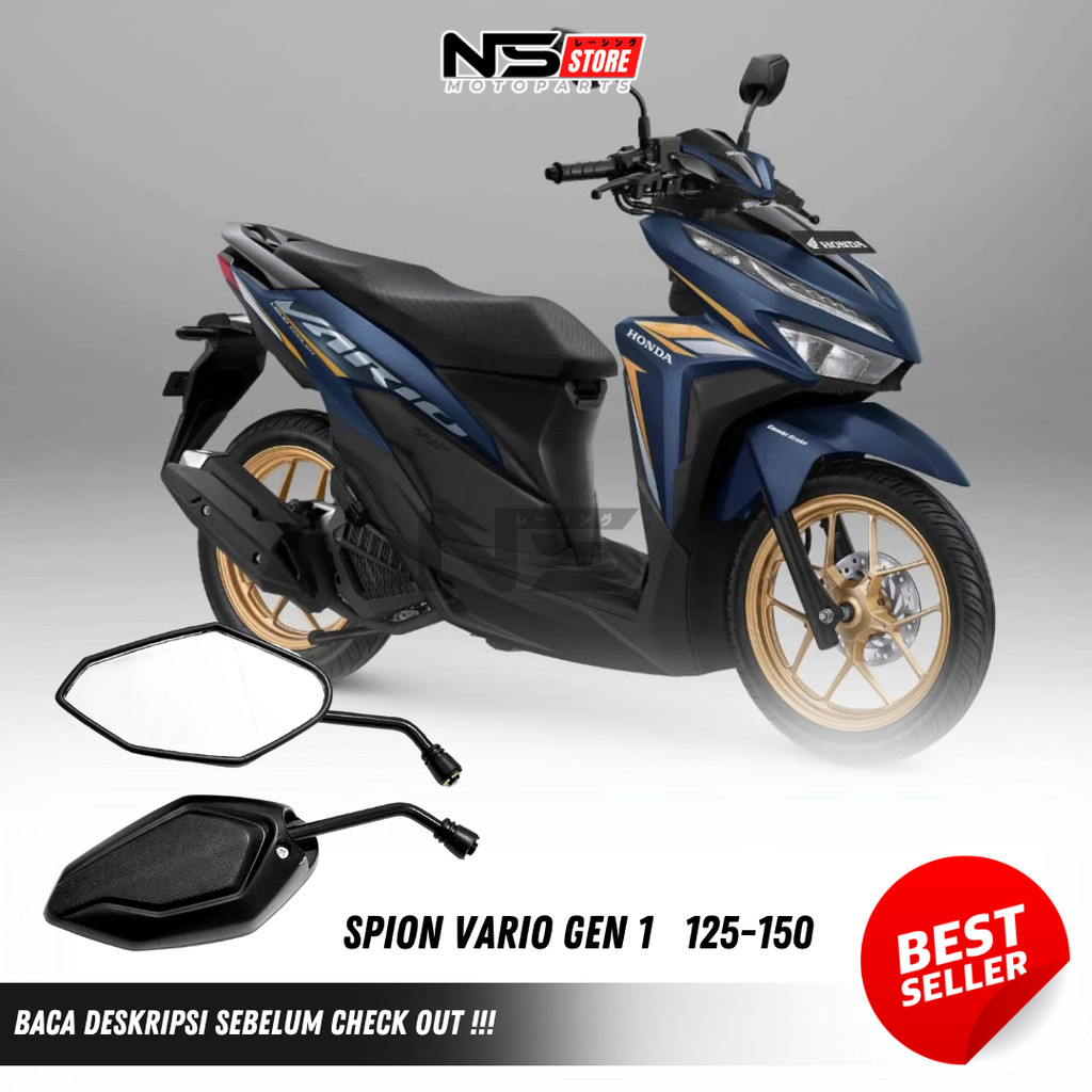 Jual Kaca Spion Standar Vario 125 150 Led Esp New Vario Old K59J K60R ...