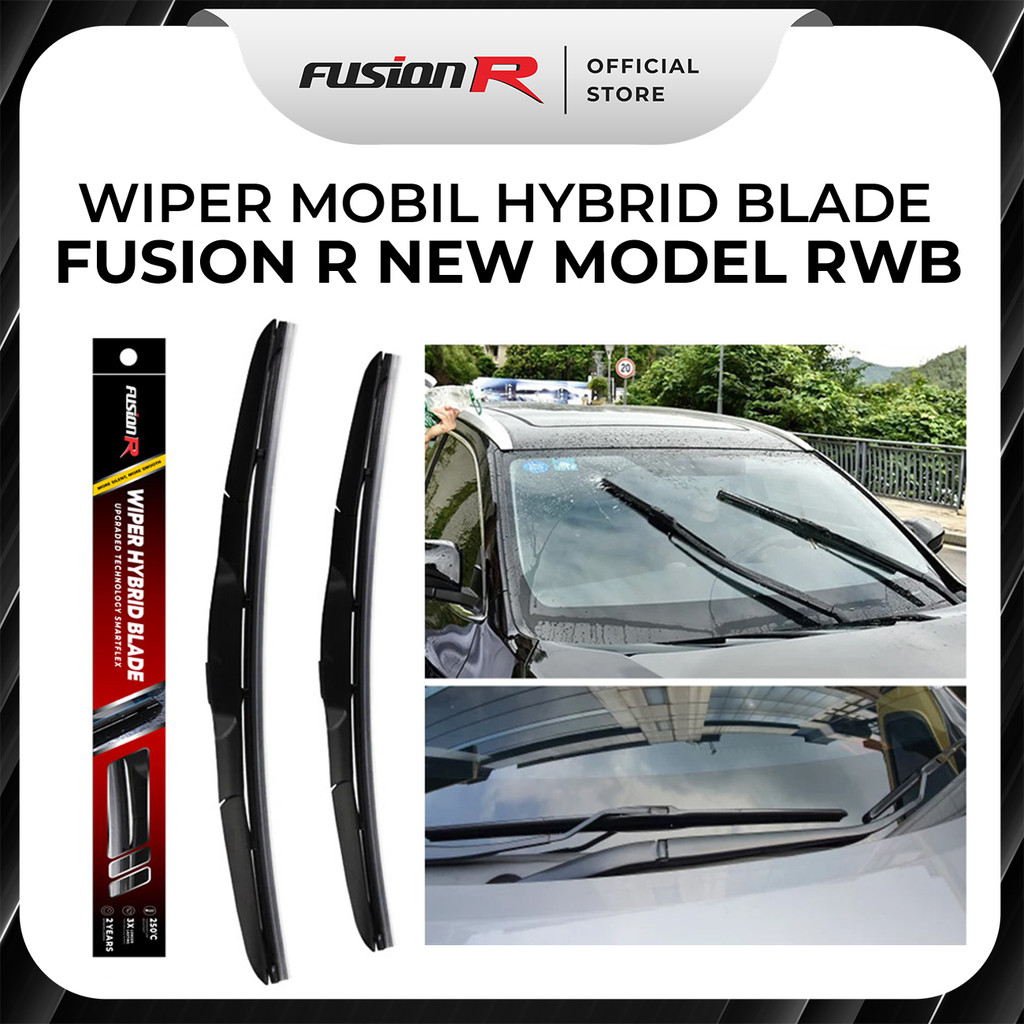Jual Fusion R | Wiper Mobil Hybrid Blade Premium 14" 16" 18" 20" 21" 22 ...