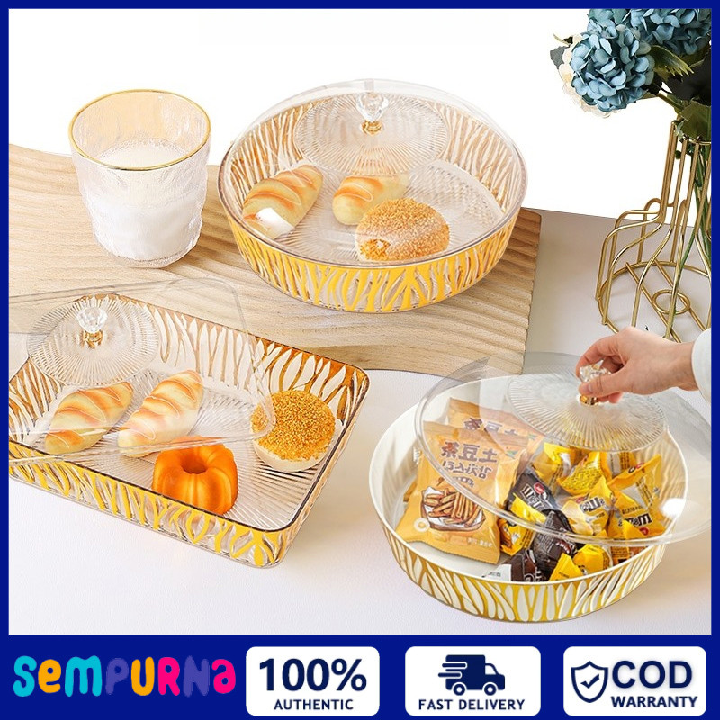 Jual Nampan Buah Serbaguna Tempat Buah Roti/Kue Nampan Saji Mewah ...