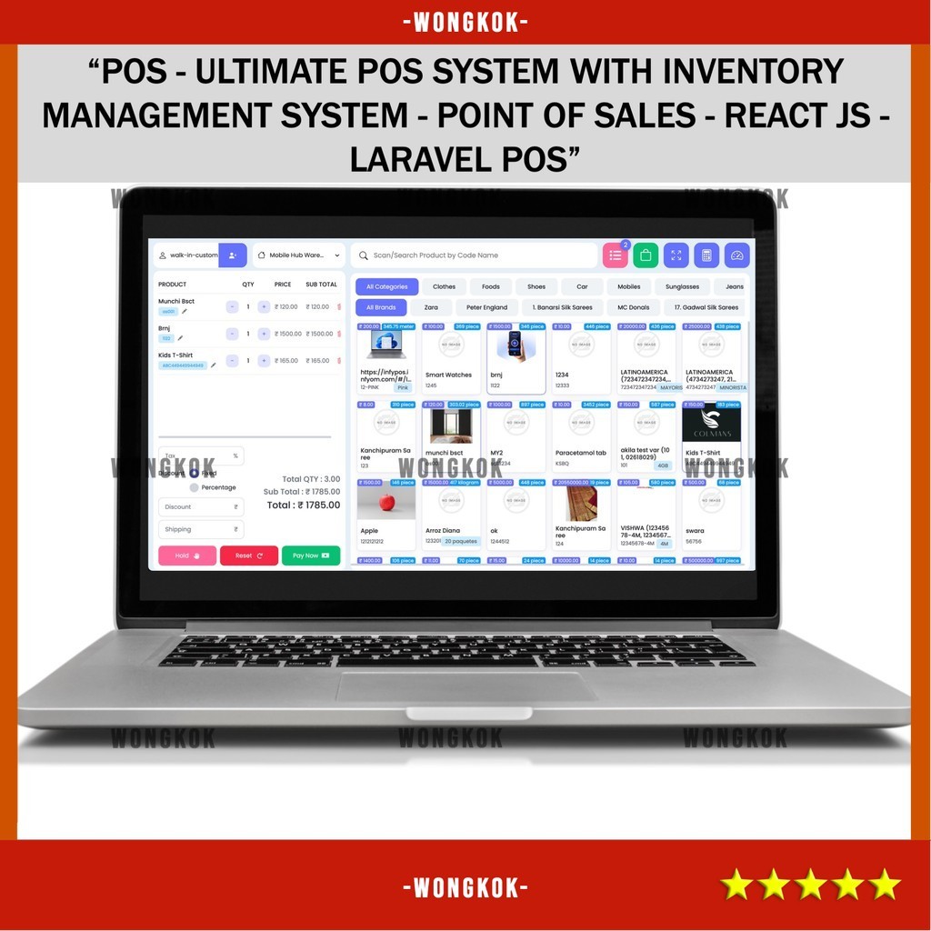 Jual SOURCE CODE APLIKASI WEB POS - ULTIMATE POS SYSTEM WITH INVENTORY MANAGEMENT SYSTEM - POINT ...