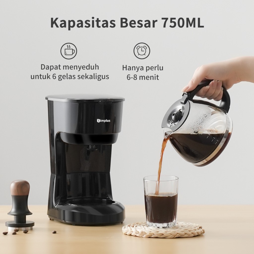 Jual Simplus Coffee Maker Mesin Kopi 750ml pembuat kopi espresso ...