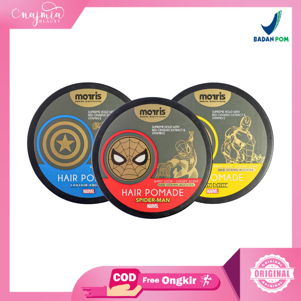 Jual Najmia 2 (Beli 2 lbh murah) Morris Pomade Marvel Special Edition ...