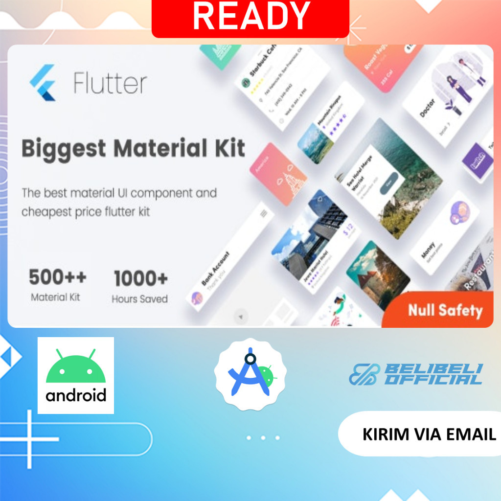 Jual Flutter Template - Biggest Pro Widget Flutter Kits - Best Selling Flutter Widget Kit 3.0 UI ...