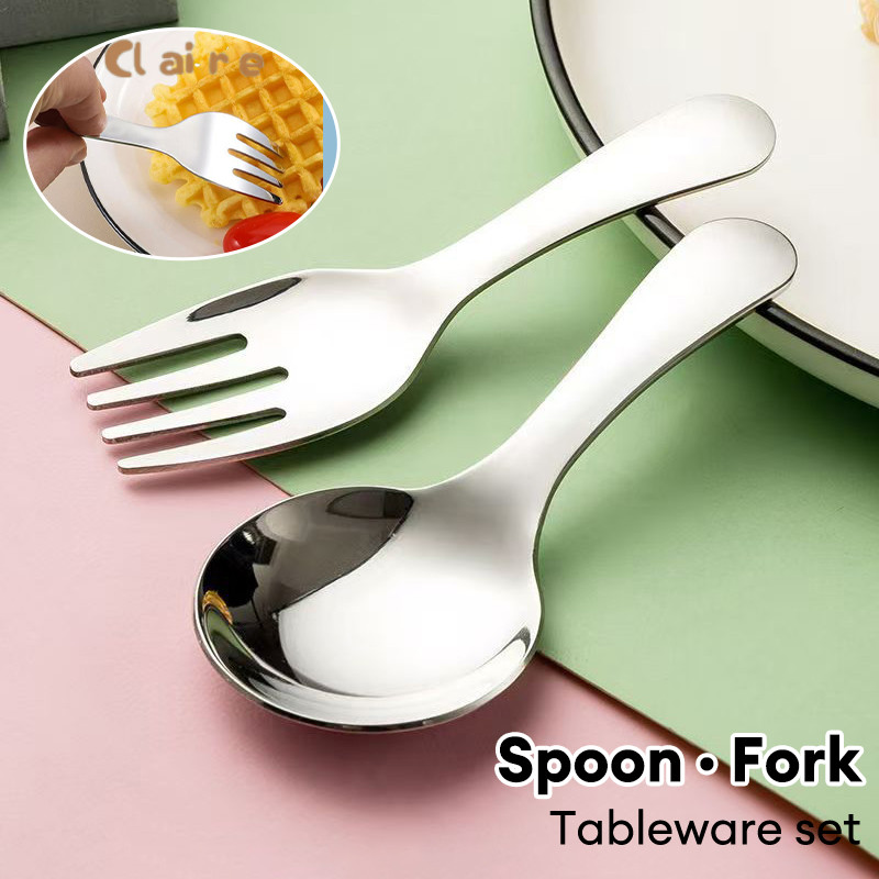 Jual Sendok Garpu Anak Stainless Set / Sendok Set Anak Stainless/Sendok ...