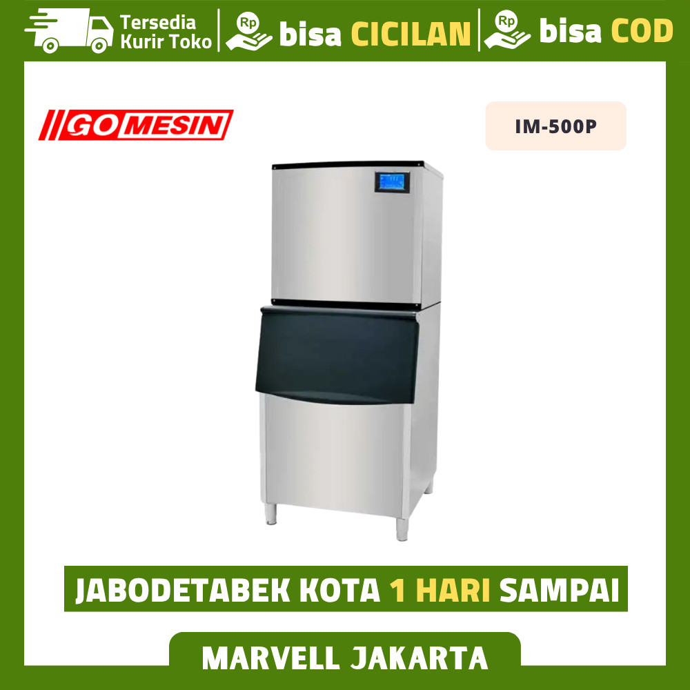 Jual Mesin Pembuat Es Batu Kristal Skala Besar Gomesin IM-500P Ice Cube ...