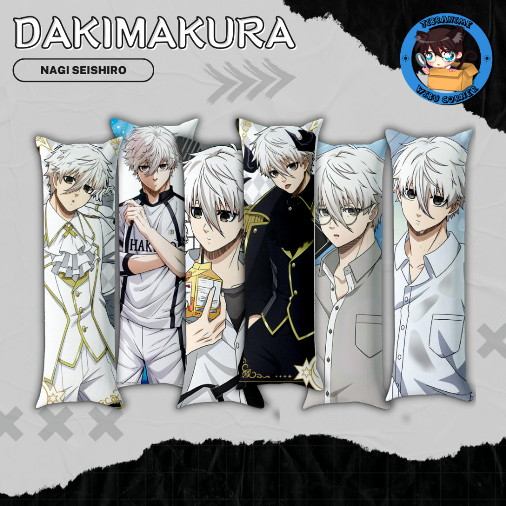 Jual [6 Design] Dakimakura / Guling Nagi Blue Lock / Ukuran 20x60cm ...