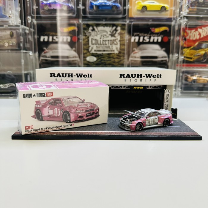 Jual Mini GT x Kaido House CHASE KHMG128 Nissan Skyline R34 Pink Kaido ...