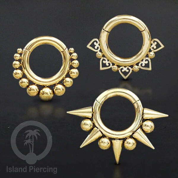 Jual Hinged Segment piercing ukuran 2mm, anting piercing stainless ...