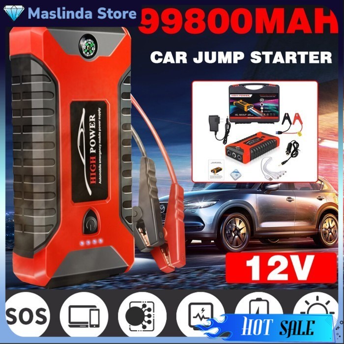 Jual USB Power Bank Handpone| Jumper Jamper Aki Accu Mobil Diesel bensin 20000mAh Power Bank ...