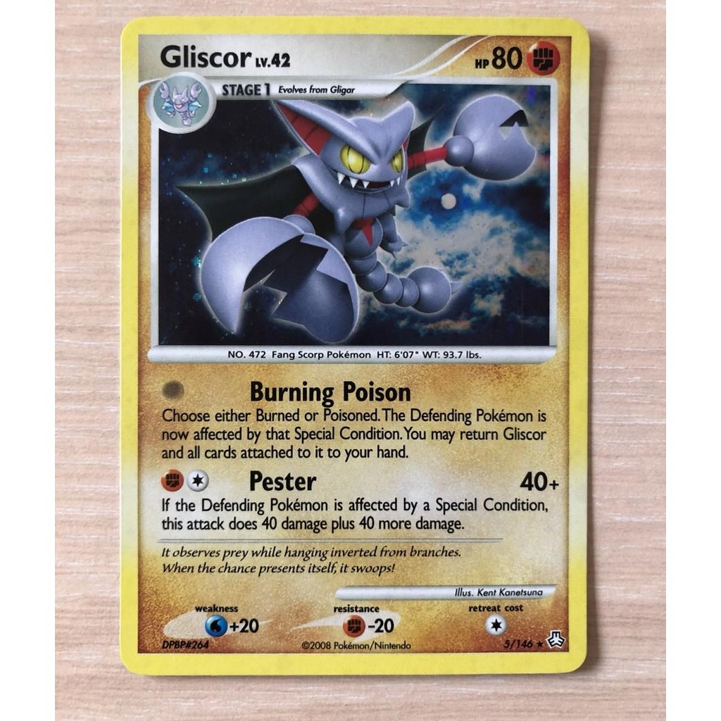 Jual Gliscor 5/146 Holo Rare Pokemon TCG Card Kartu Charizard Venusaur ...