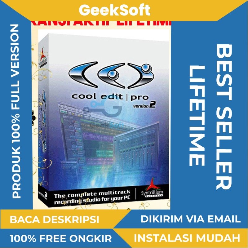 Jual Cool Edit Pro 2 Audio Editor Editing - Pengeditan Audio ...