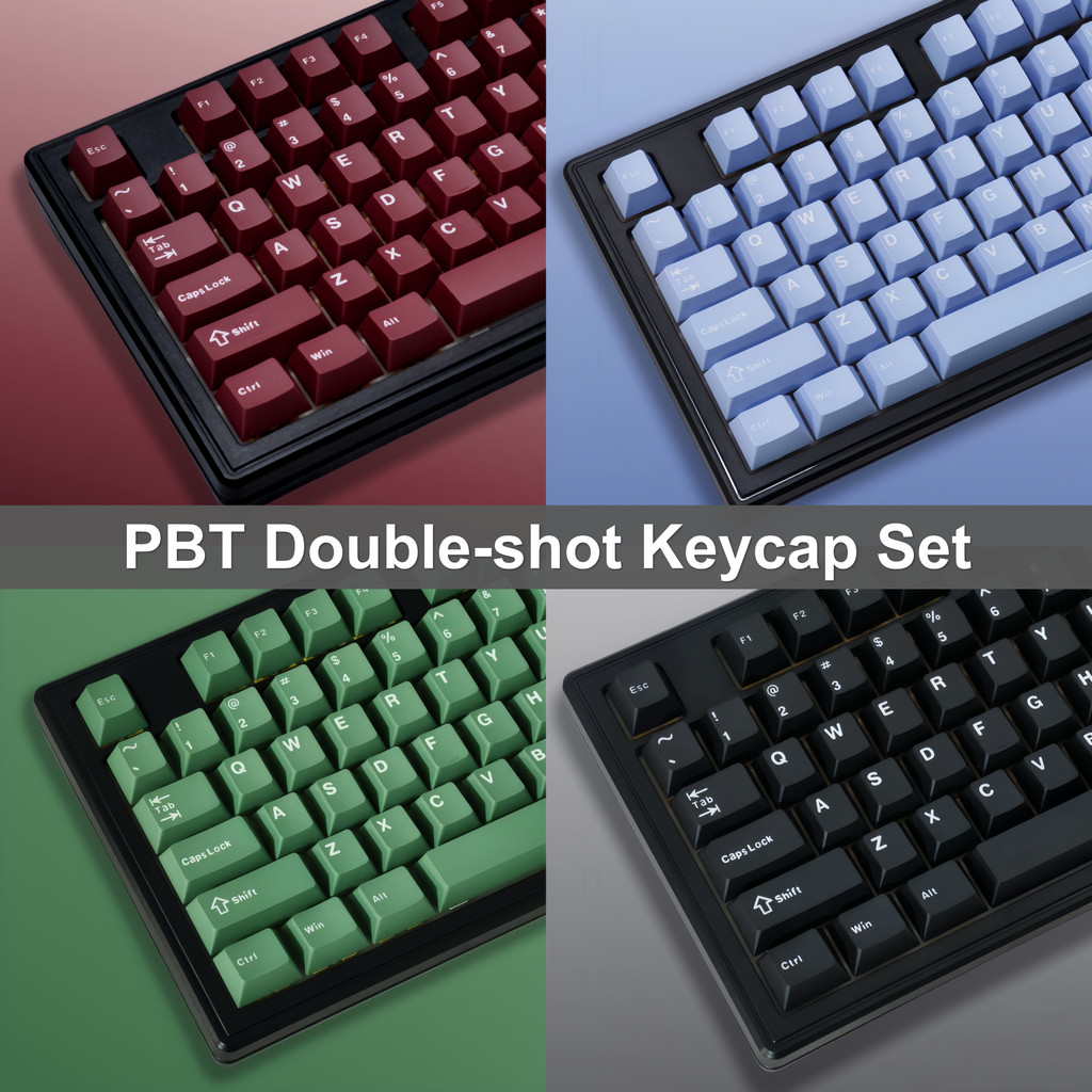 Jual 11 Colors PBT Keycaps 126 Keys Cherry Profile Double-shot Legends ...