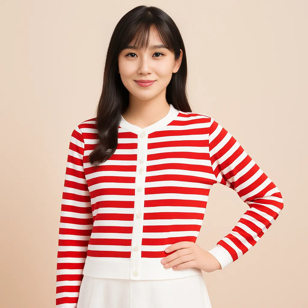 Jual NAJWA - CARDIGAN STRIPE WANITA / CARDI LAURA / CARDI WANITA ...