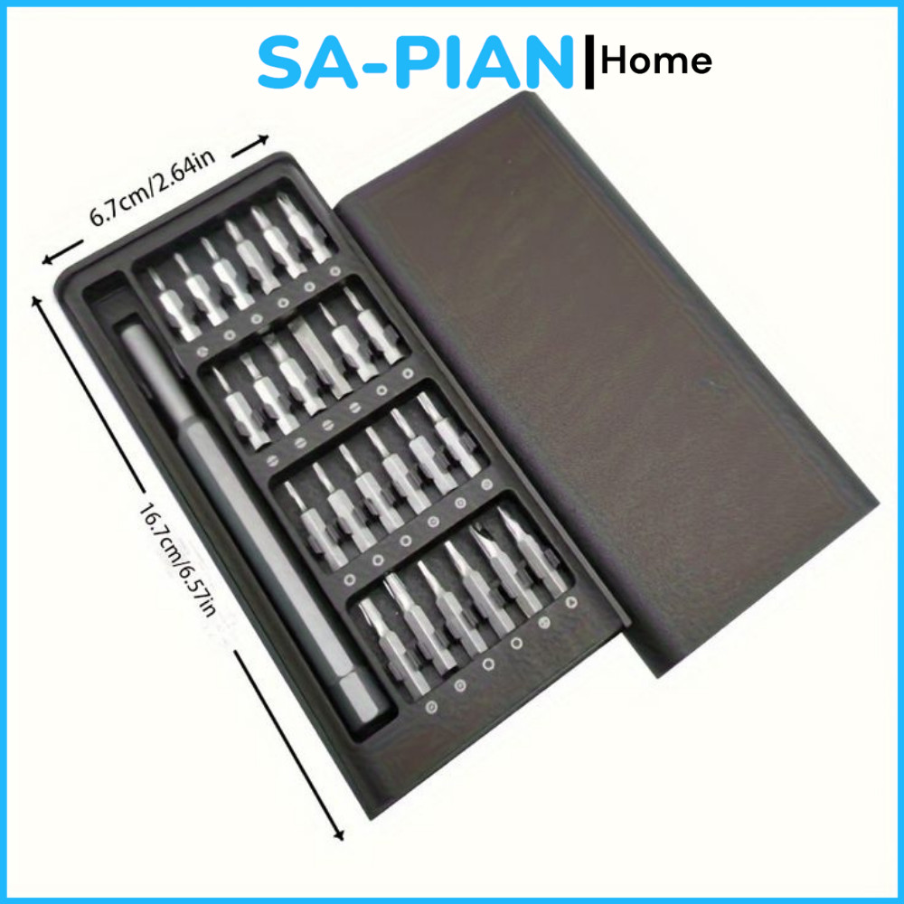 Jual Obeng Magnet set 24in1 + BOX obeng magnet multifungsi isi 24 ...