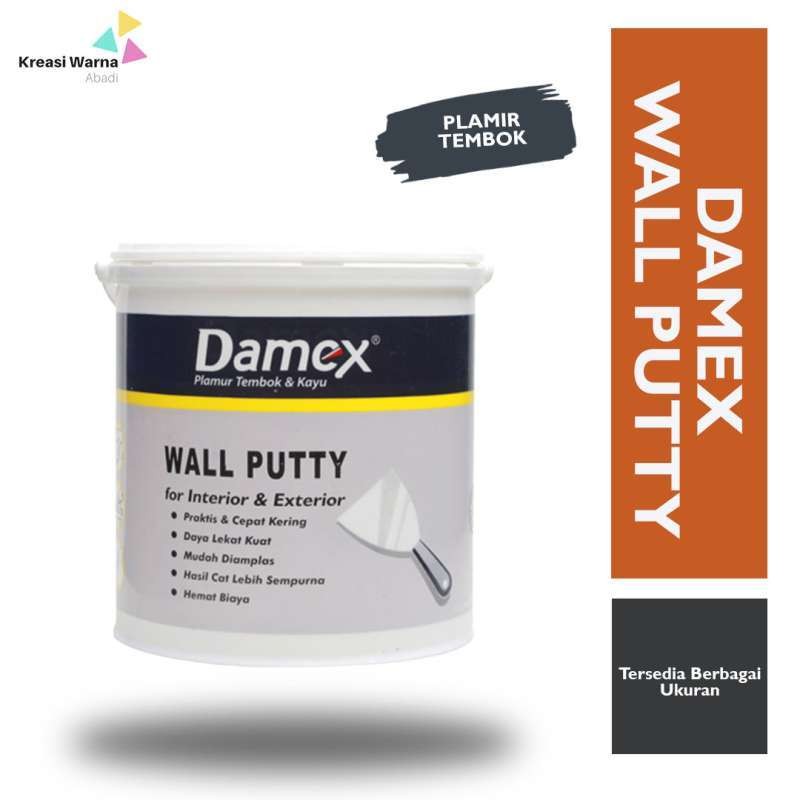 Jual Damex Wall Putty Cat Plamir Tembok - 5kg | Shopee Indonesia