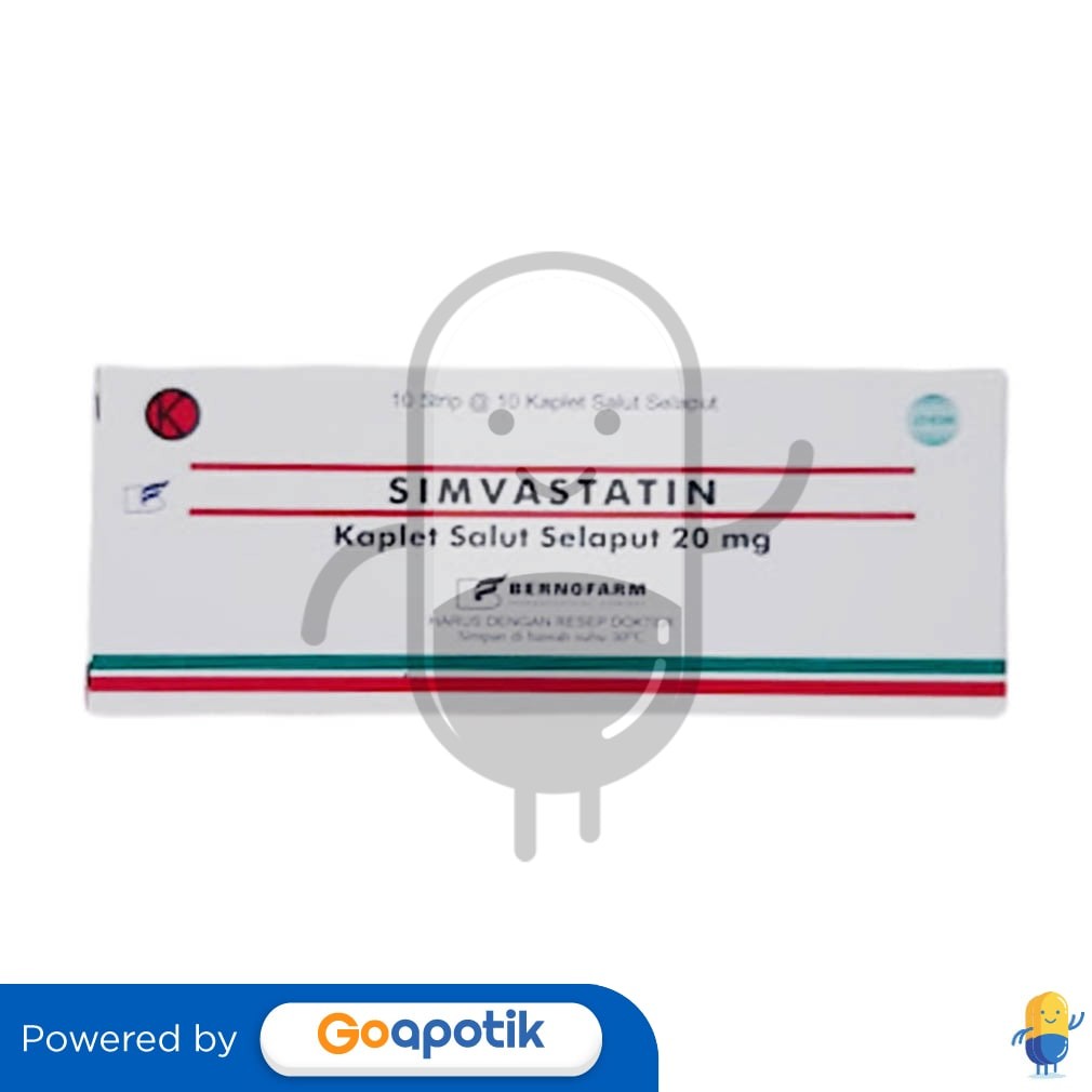 Jual Simvastatin Bernofarm 20 Mg Box 100 Kaplet | Shopee Indonesia