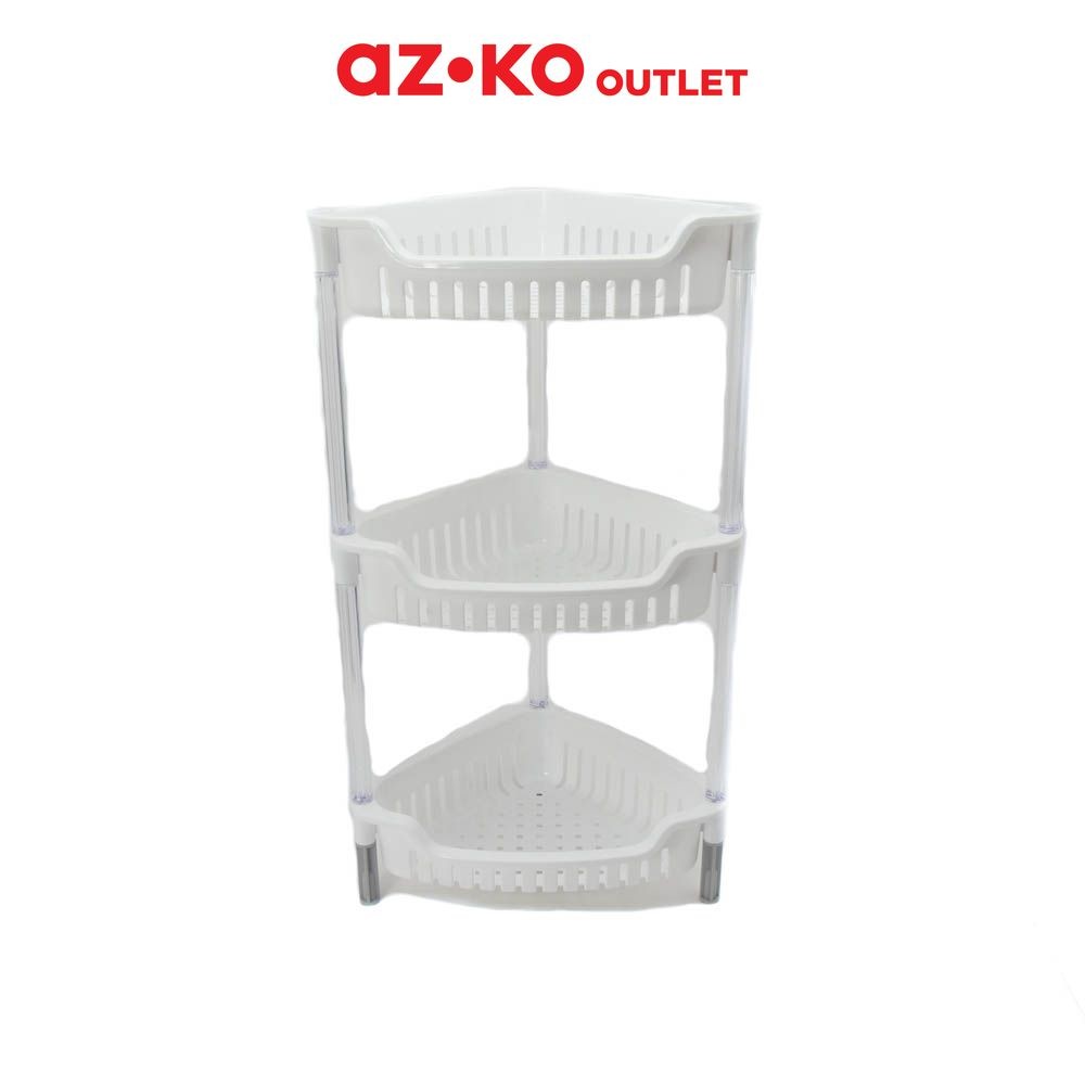 Jual Keyway Rak Sudut 3 Tingkat - Putih Wall Shelf Corner Rak Tembok ...