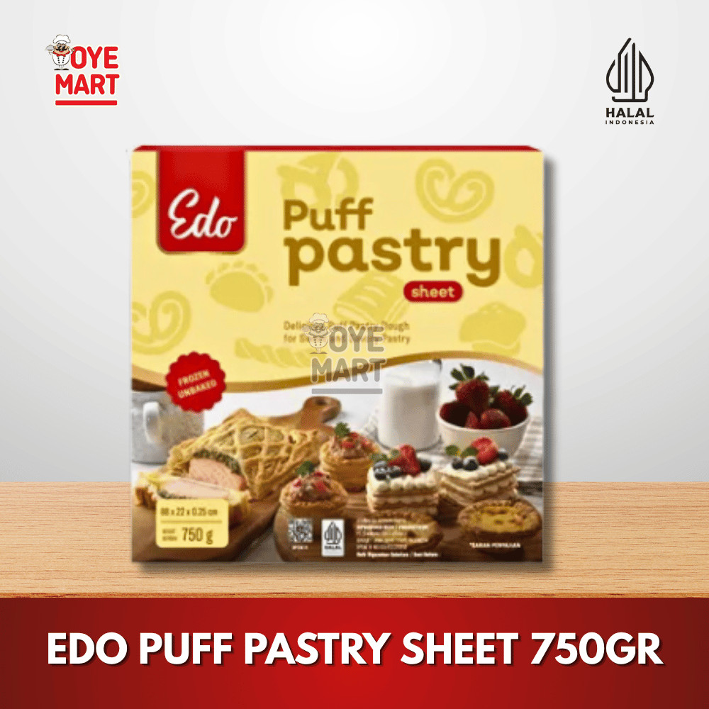 Jual EDO PUFF PASTRY SHEET 750GR | Shopee Indonesia