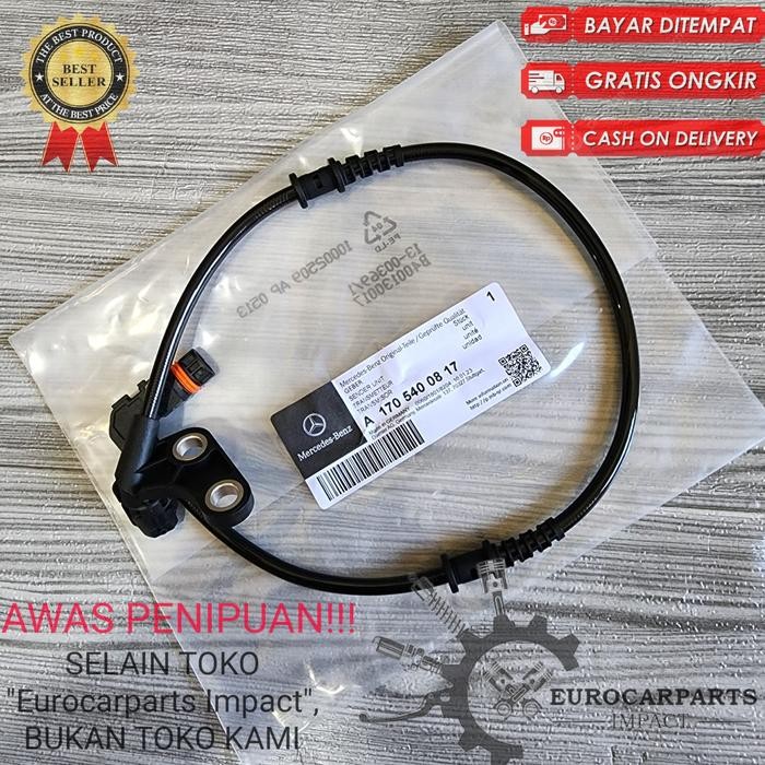 Jual SPEED SENSOR ABS DEPAN MERCEDES BENZ W170 R170 W202 W208 ...