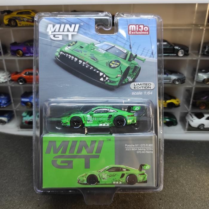 Jual Mini GT (VERSI BLISTER) 713 Porsche 911 GT3 R #80 GTD AO Racing ...