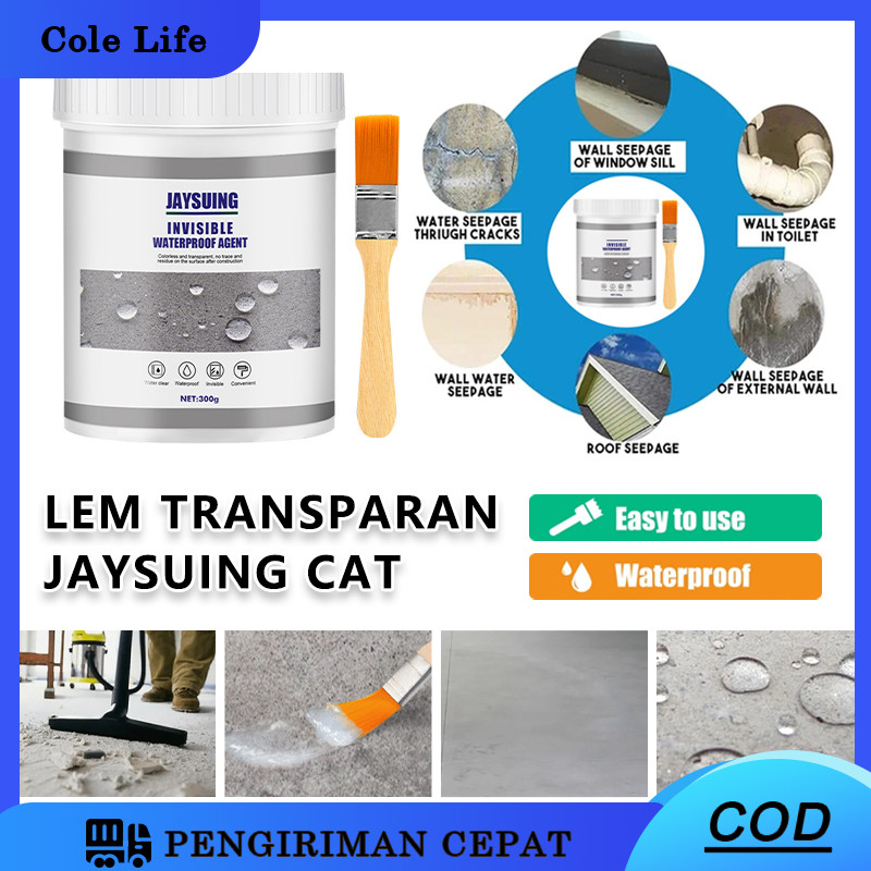 Jual Lem Transparan Jaysuing 300Gram/LEM Anti BOCOR Dan REMBES Transparan Tahan Lama Jaysuing ...