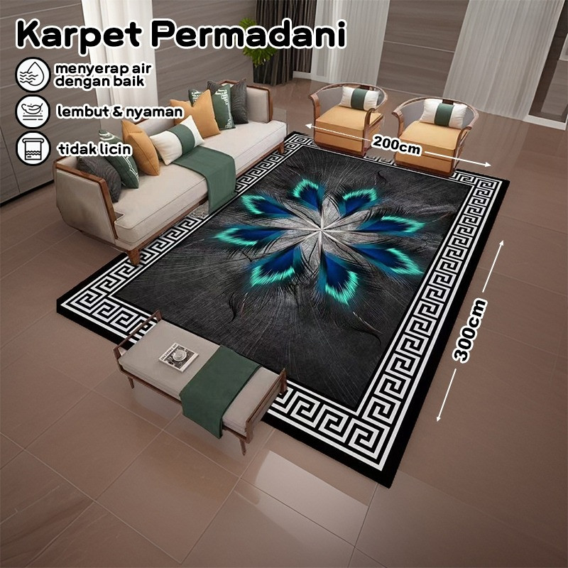 Jual Karpet Gaya Eropa 200×300Cm Sofa Ruang Tamu Kamar Tidur Karpet ...
