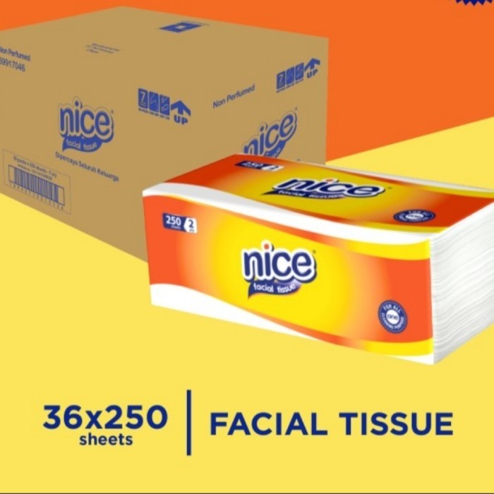 Jual Tissue Nice facial 250 sheets 1 dus isi 36 pcs | Shopee Indonesia