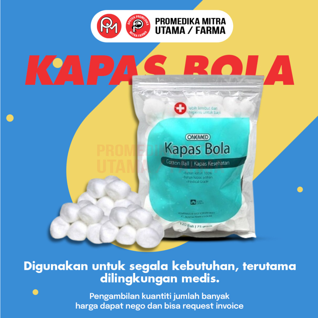 Jual Kapas Bola | Kapas Gigi / Kapas Luka / Cotton Balls | Shopee Indonesia