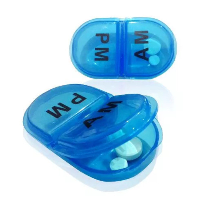 Jual Pill Box Kotak Tempat Penyimpanan Obat AM PM OneMed | Shopee Indonesia