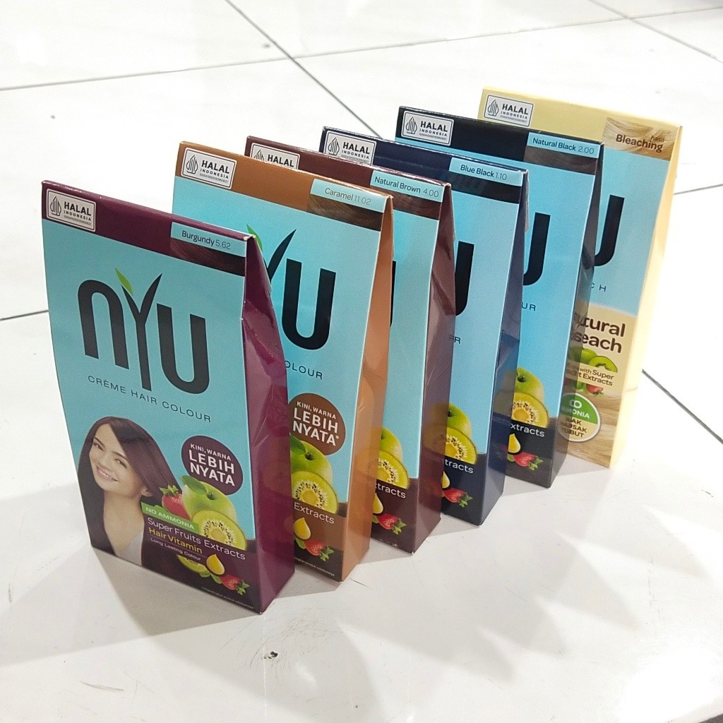 Jual 30GR︱Nyu Pewarna Rambut Box︱NYU CREME HAIR COLOUR BOX | Shopee ...