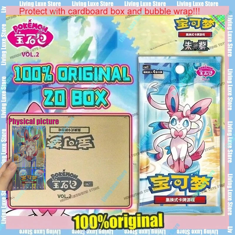 Jual Original 1 Case 20 Boxes Gem Pack Cards Gem Pack Vol.2 Chinese ...
