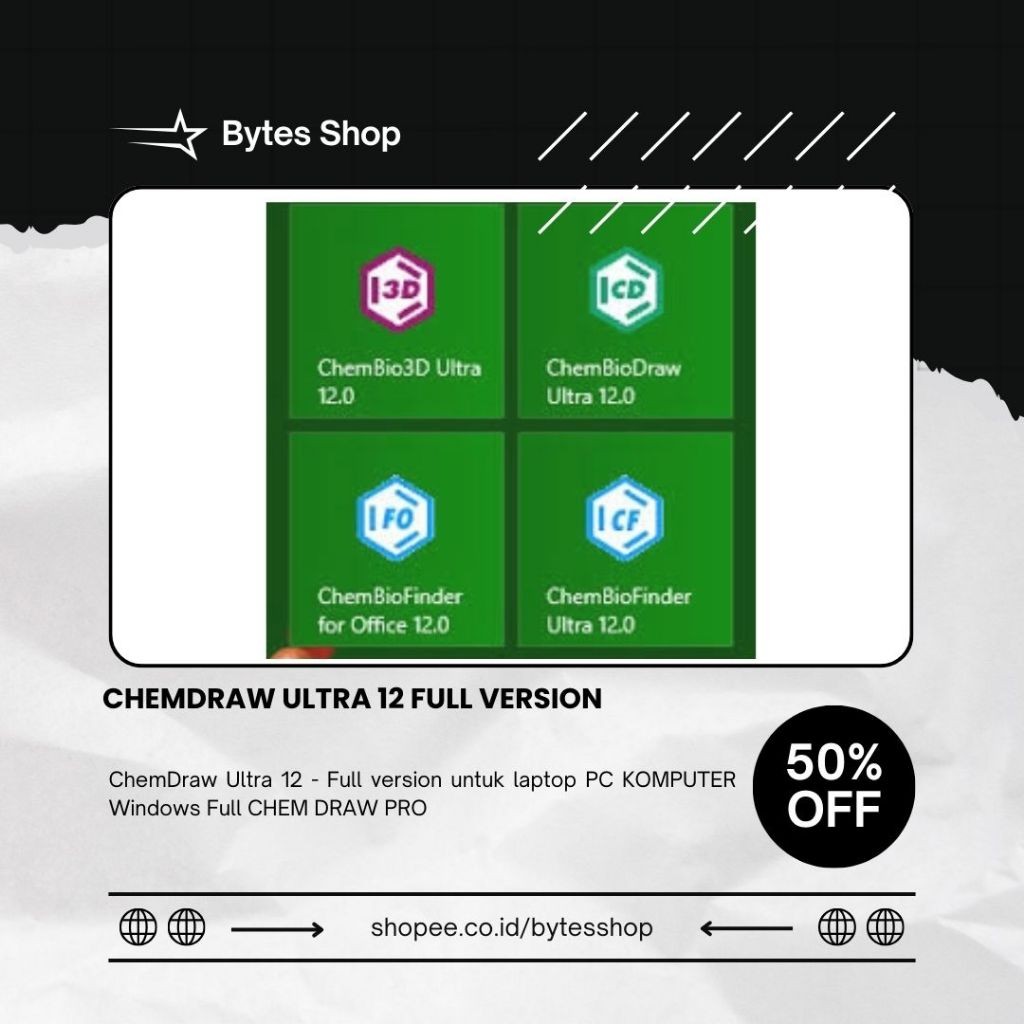 Jual ChemDraw Ultra 12 Full Version untuk Laptop PC KOMPUTER Windows Full Chem Draw Pro | Shopee ...