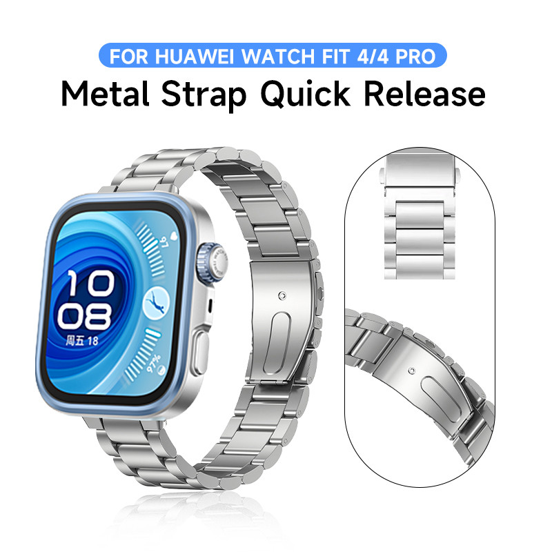 Jual Strap Huawei Watch Fit 4/4 Pro Metal Tali Jam Tangan Smartwatch ...