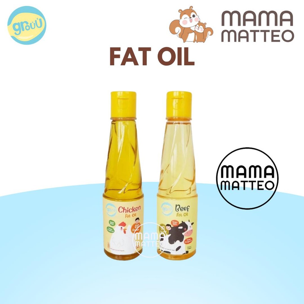 Jual GROUU Chicken Beef Fat Oil 145ml / Minyak Ayam Sapi BB Booster ...
