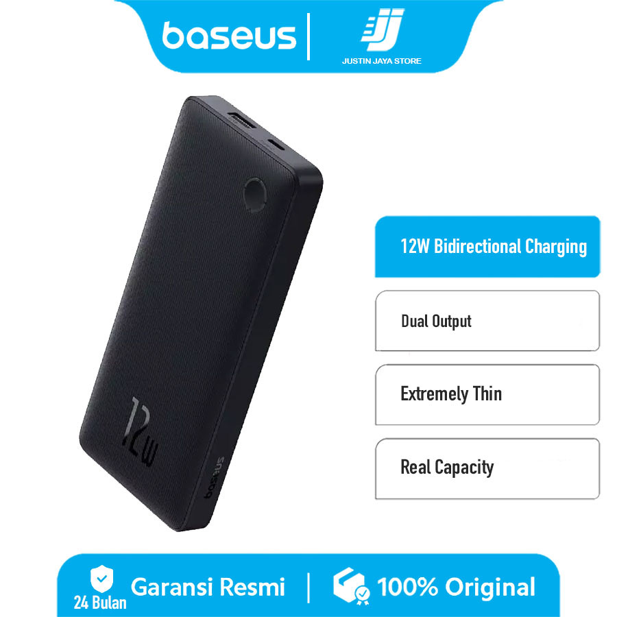 Jual BASEUS Office Airpow Powerbank 10000mAh Fast Charging 3A 12W Cable ...