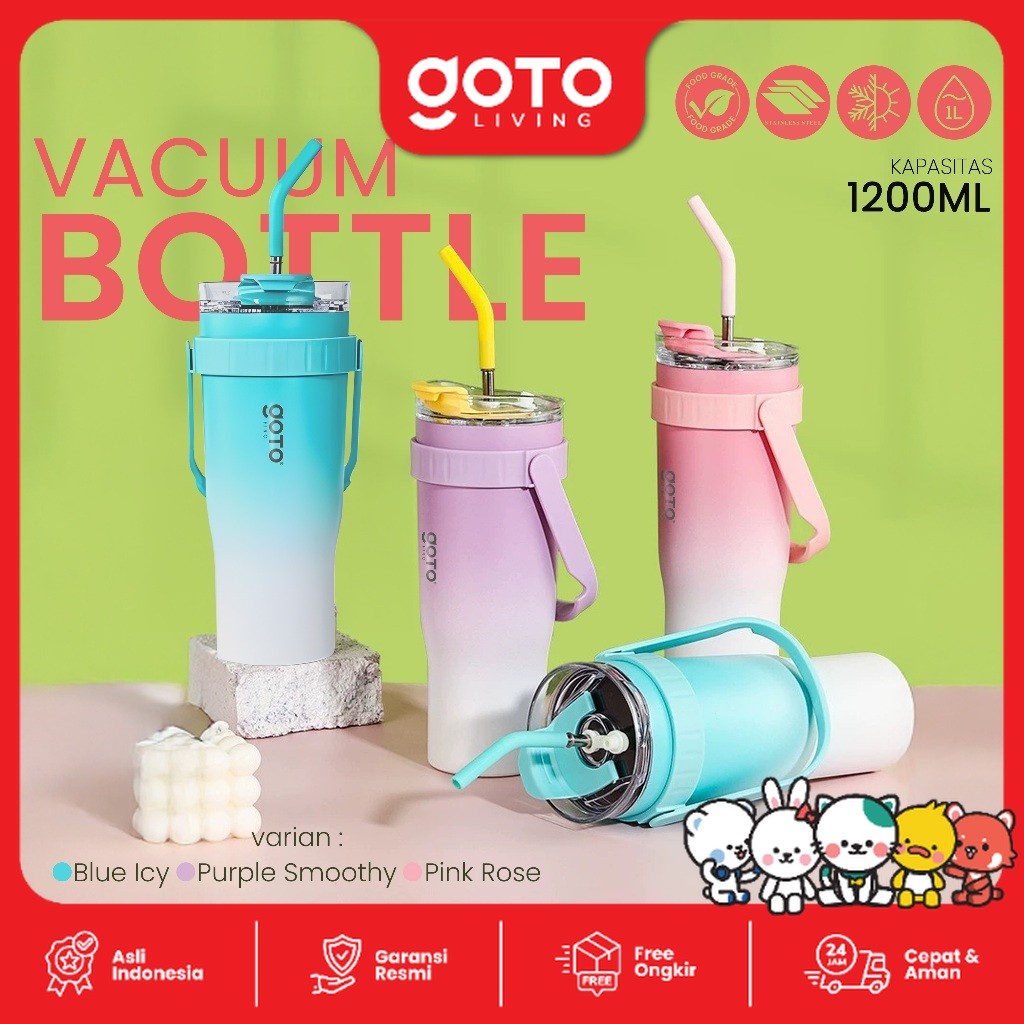 Jual Goto Firo Tumbler Vacuum Stainless Tahan Panas Dingin Botol Minum ...