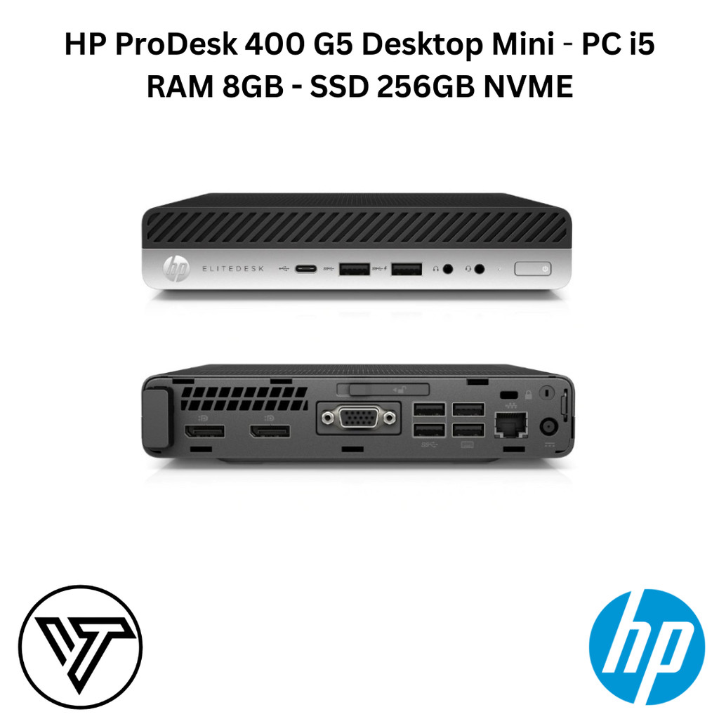 Jual HP ProDesk 400 G5 Desktop Mini - PC i5 9500T RAM 8GB - SSD 256GB ...