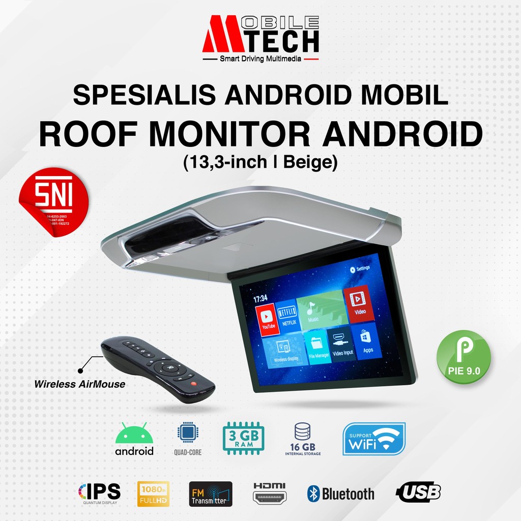 Jual Roof Monitor Android Mobile Tech 13.3' - 3 GB / 16 GB | Shopee ...