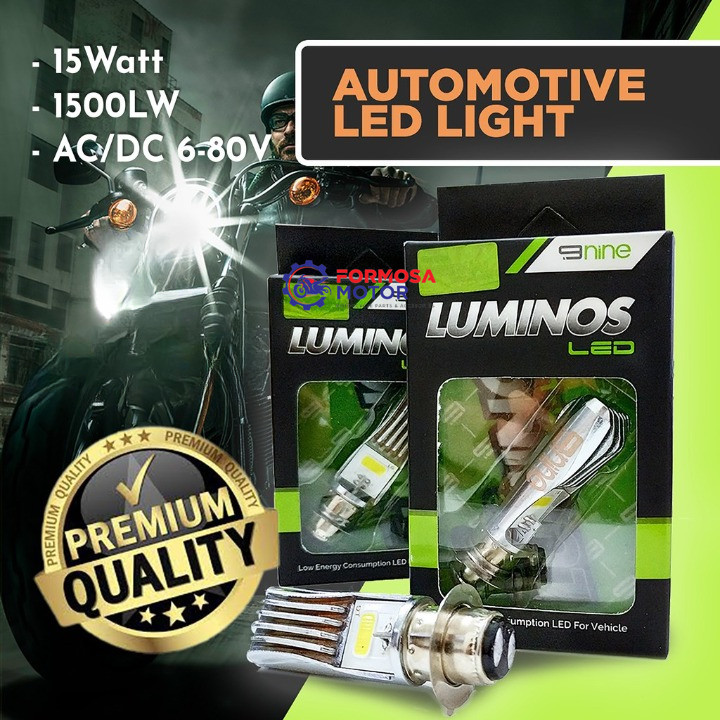 Jual Lampu Depan Motor Bebek & Matic H6 Luminos LED PNP Wing AC/DC (PUTIH) | Shopee Indonesia